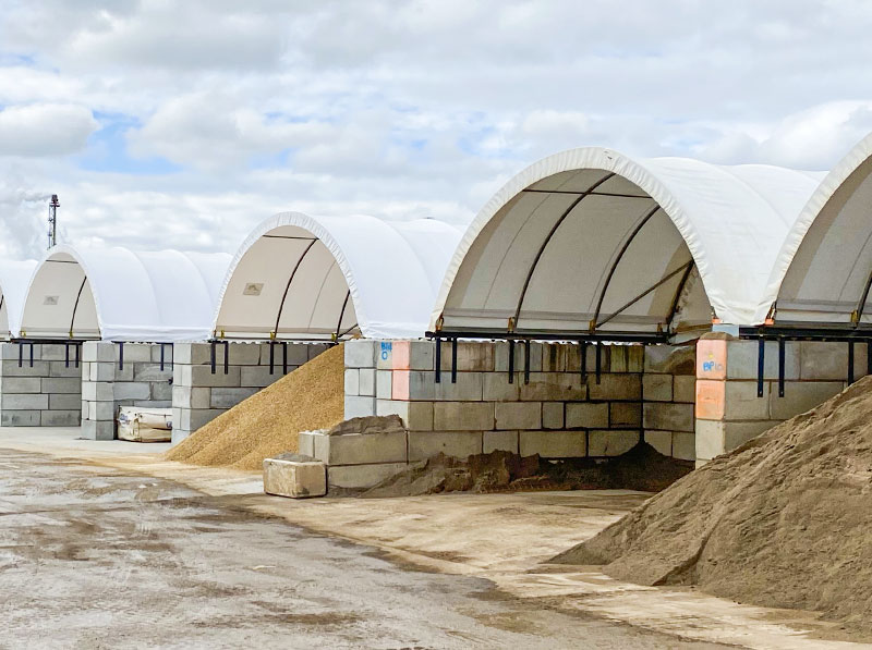 Block Wall Mounted Shelters - Allshelter