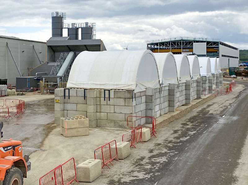 Block Wall Mounted Shelters - Allshelter